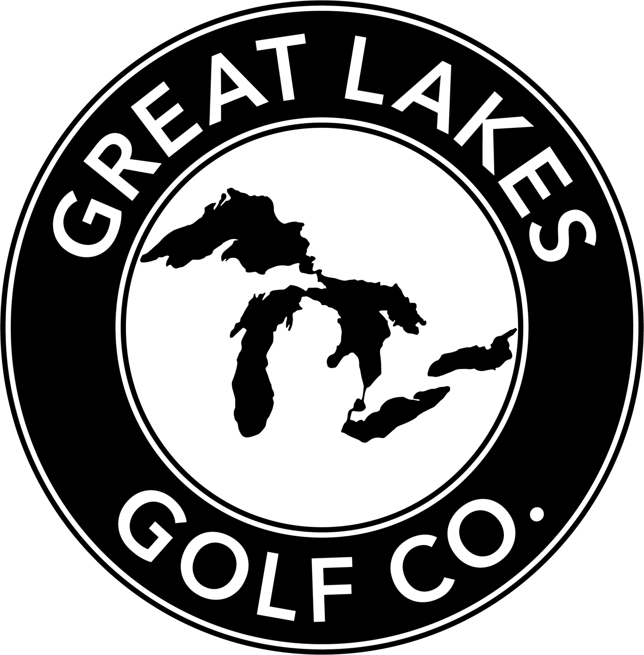 White 4-piece Head Cover Set | Great Lakes Golf Co.